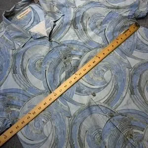 Tommy Bahama | Shirts | Tommy Bahama Shirt Men Xxl Blue Wave Swirl Silk ...